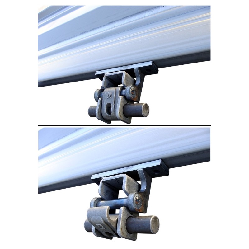 Zawias do dolnego otwierania burty fi20